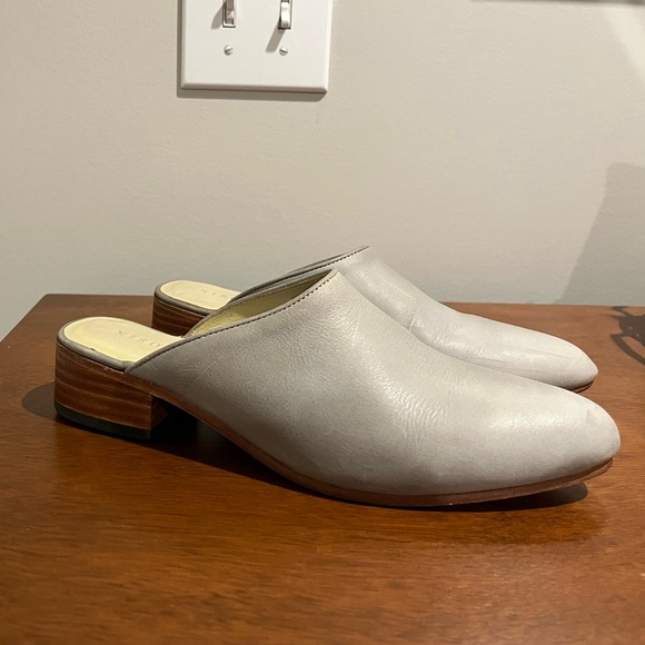 Nisolo | Shoes | Nisolo Mariella Mule In Light Gray | Poshmark